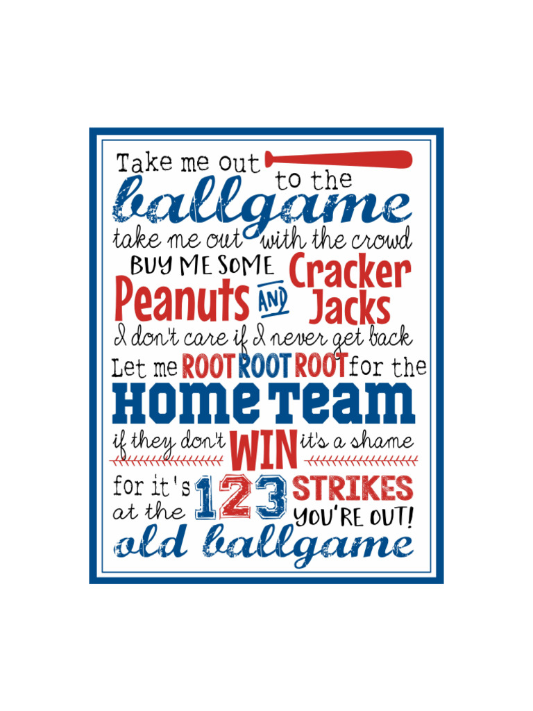 Baseball Subway 8 X 10 | PDF