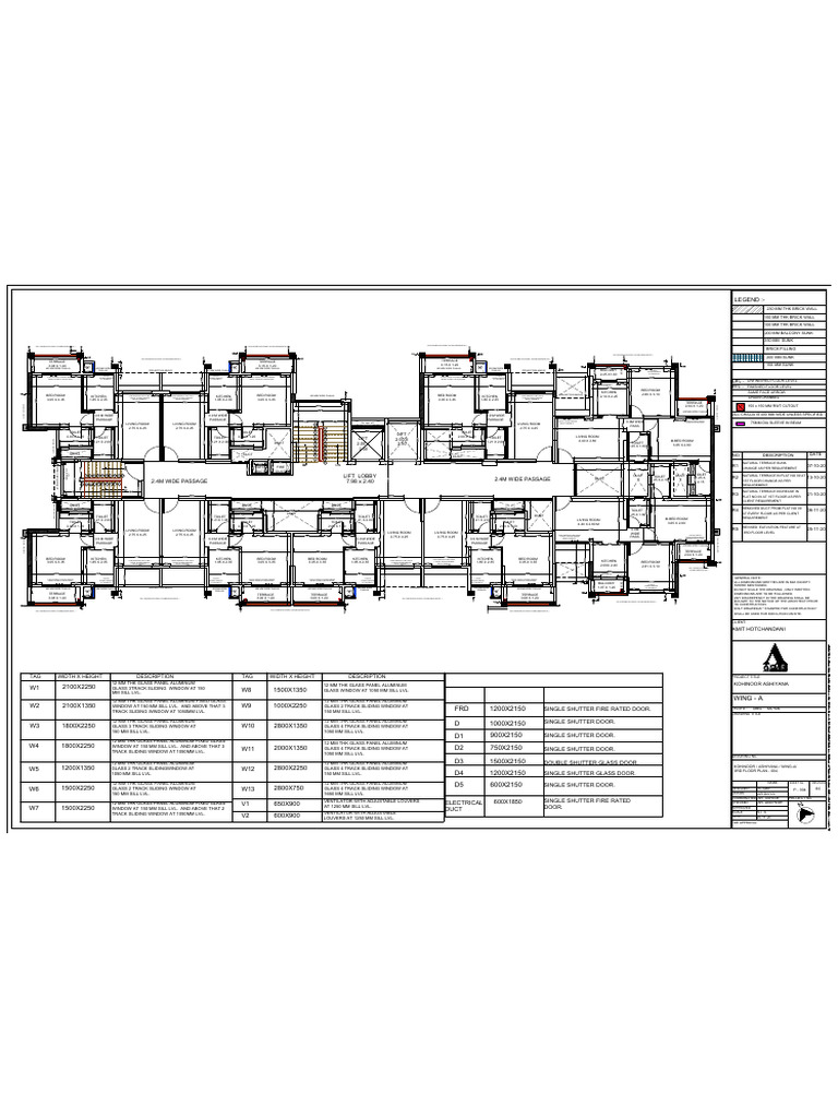 Tower A 3rd Floor Plan (25!11!2020) (1) - Model | PDF | Real Estate ...