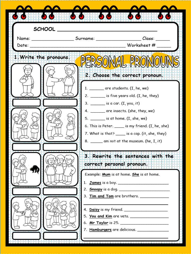 Personal Pronouns 6th Grade | PDF