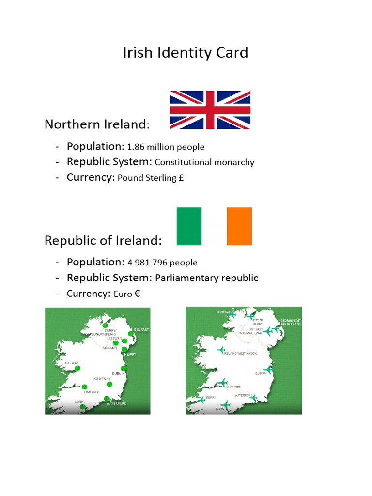 Irish Identity Card | PDF