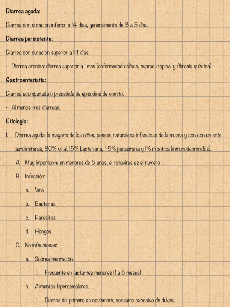 Enfermedad diarreica I y II | PDF | Diarrea | Especialidades Medicas