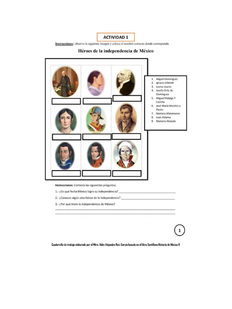 Heroes de Independencia | PDF