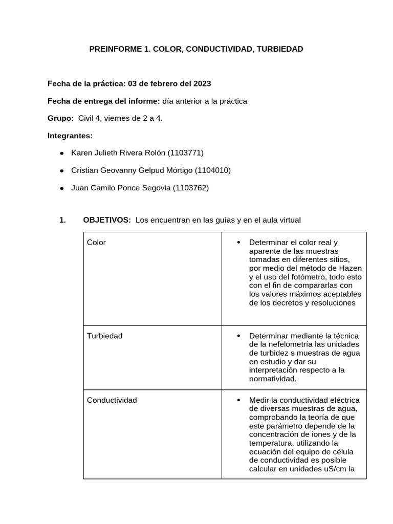 Inf 1 | PDF | Citación