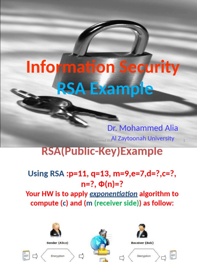 Part6 Rsa Example | PDF