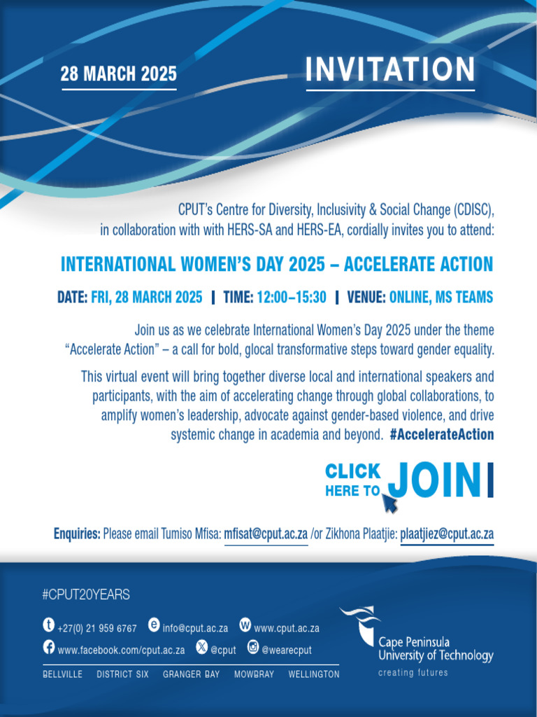 International Women’s Day 2025 Event | PDF