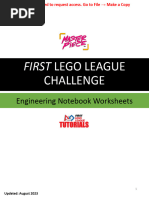 FLL Robot Design Guidelines | PDF