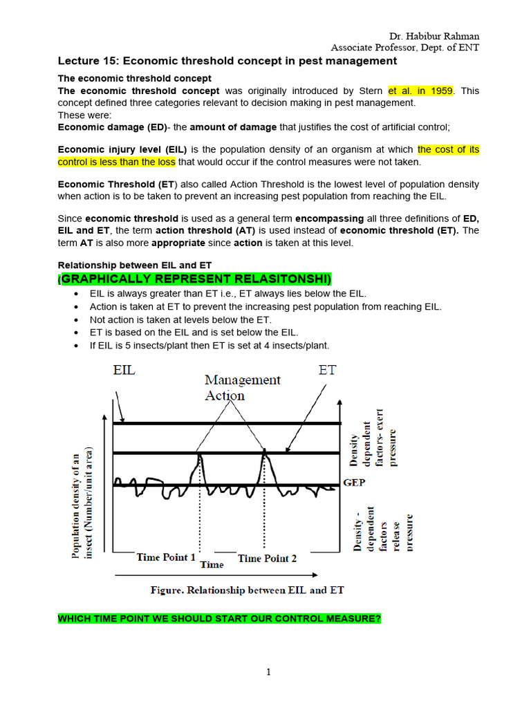 Economic-threshold-concept-in-pest-management | PDF | Rice | Pest ...
