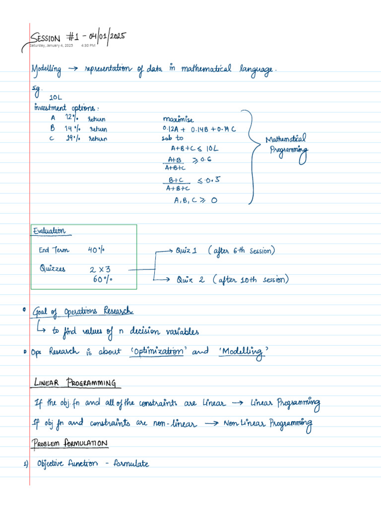 OPR S1-S13 Notes | PDF