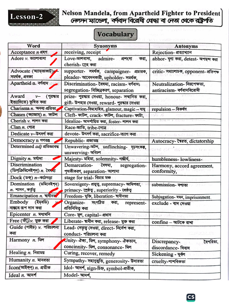 Synonym and Antonym | PDF