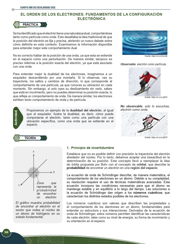 4to QMC | PDF | Configuración electronica | Orbital atómico