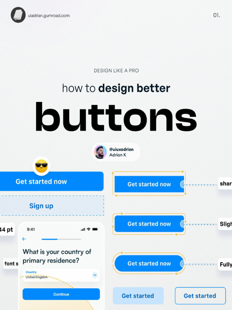 How To Design Better Buttons in UI | PDF