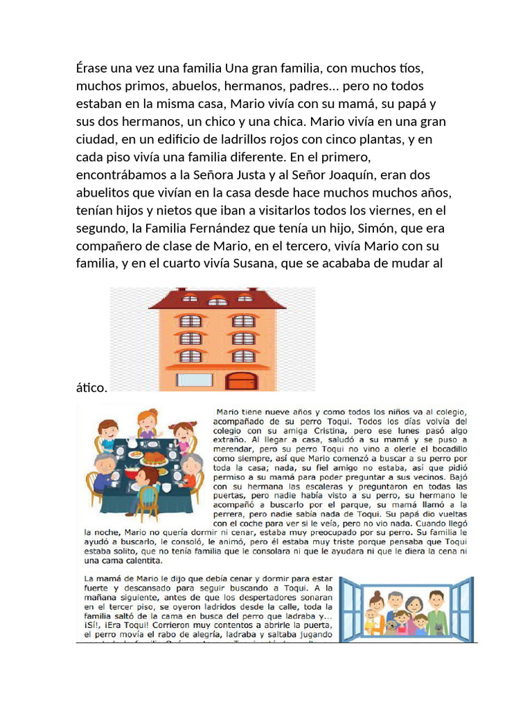Érase Una Vez Una Familia Una Gran Familia | PDF