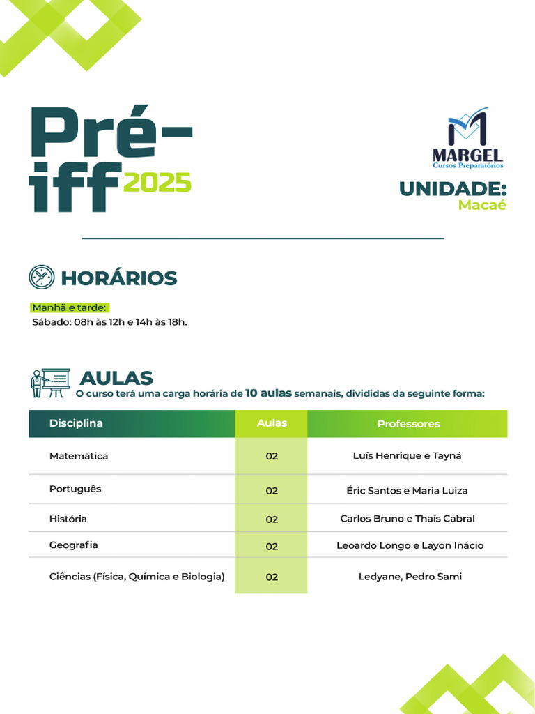 Informativo Pré-Iff Macaé | PDF