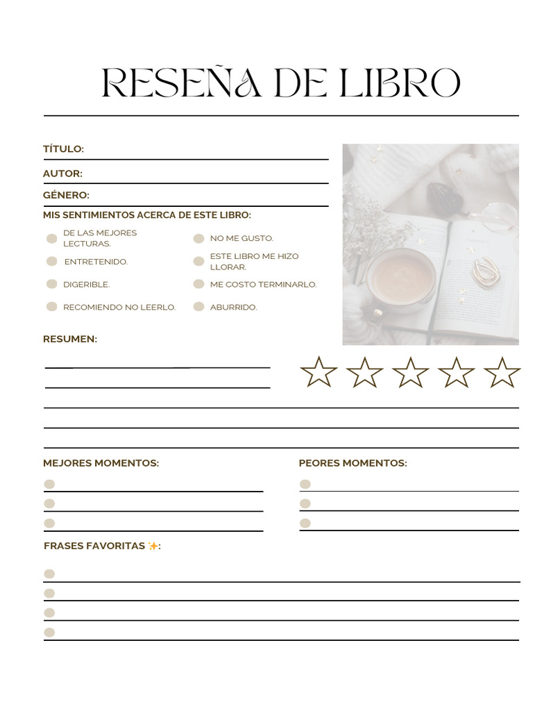 Reseña Crítica de un Libro | PDF
