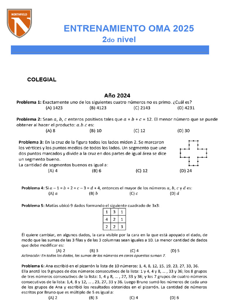 ENTRENAMIENTO OMA 2do NIVEL | PDF