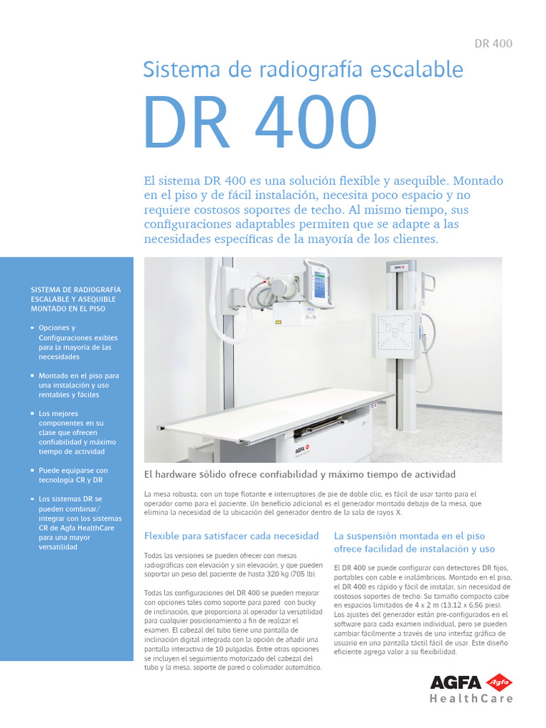 FT Rayos X Convencional Agfa Susalud | PDF | Hardware de la computadora