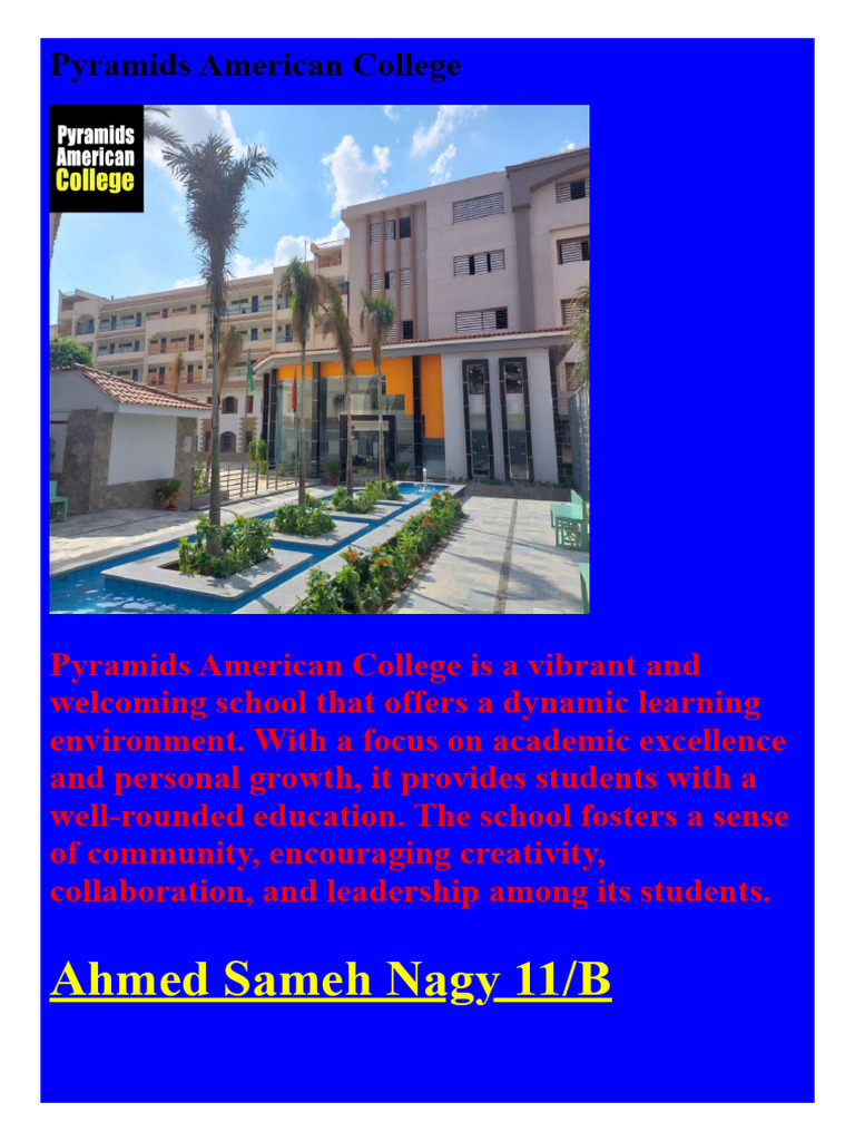 Pyramids American College Overview | PDF