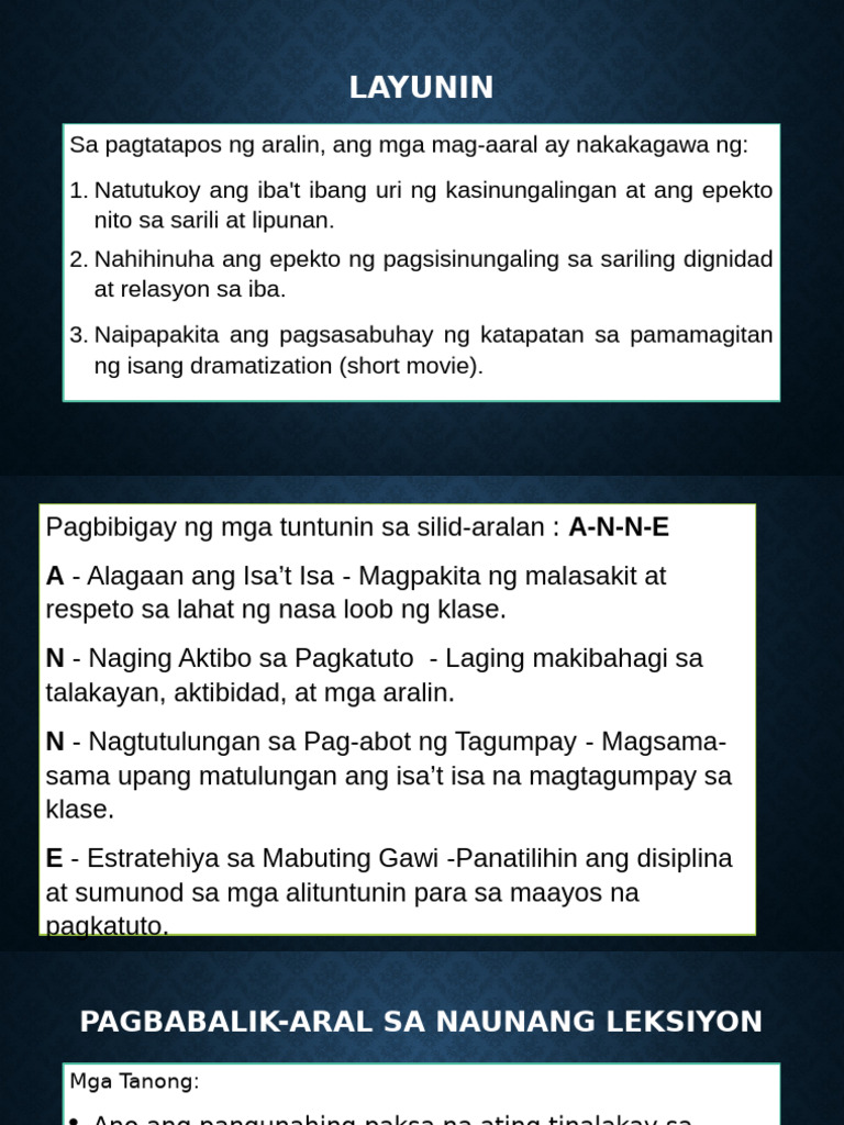 Mga Isyung Moral Tungkol Sa Kawalan Ng Paggalang | PDF