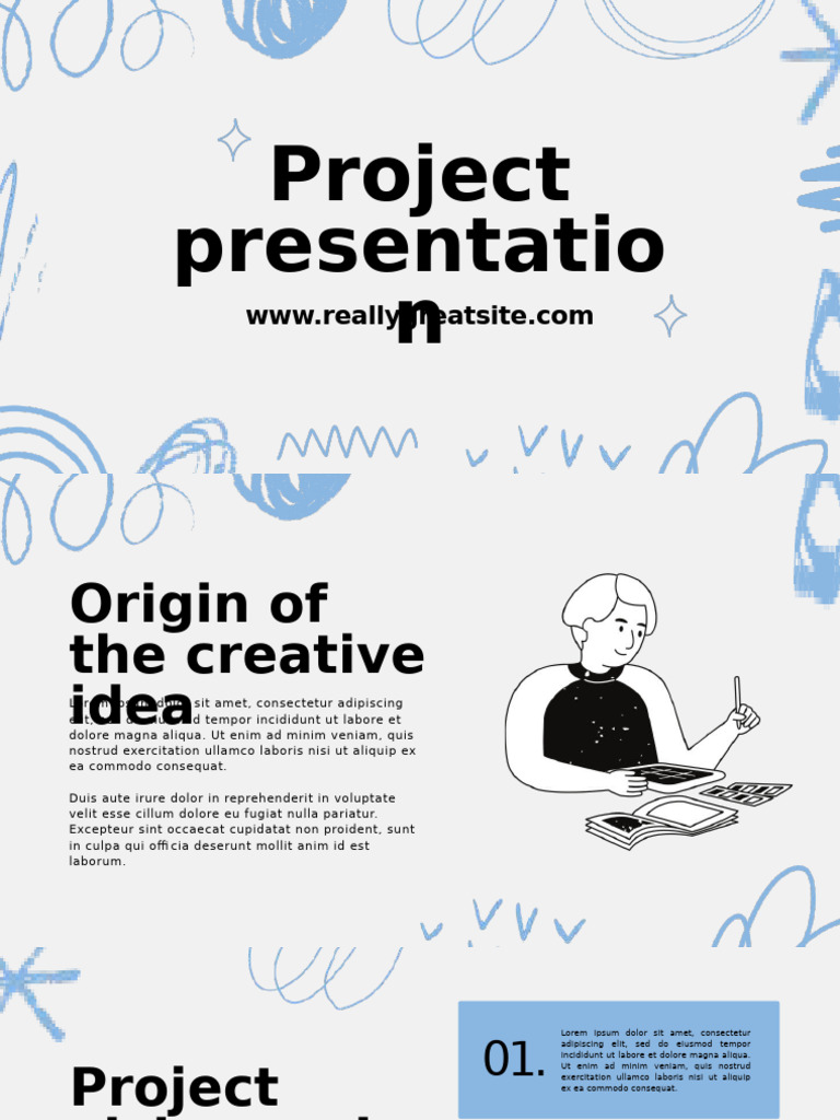 Blue Doodle Project Presentation | PDF