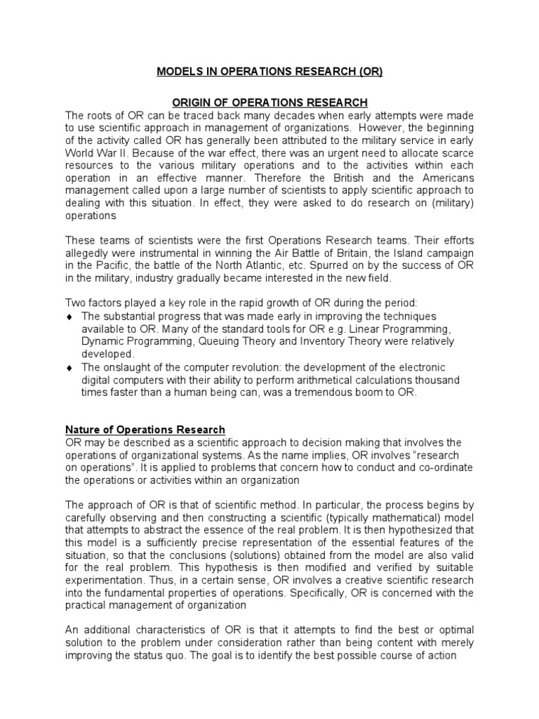 Operations Research Assignment Pdf Linear Programming