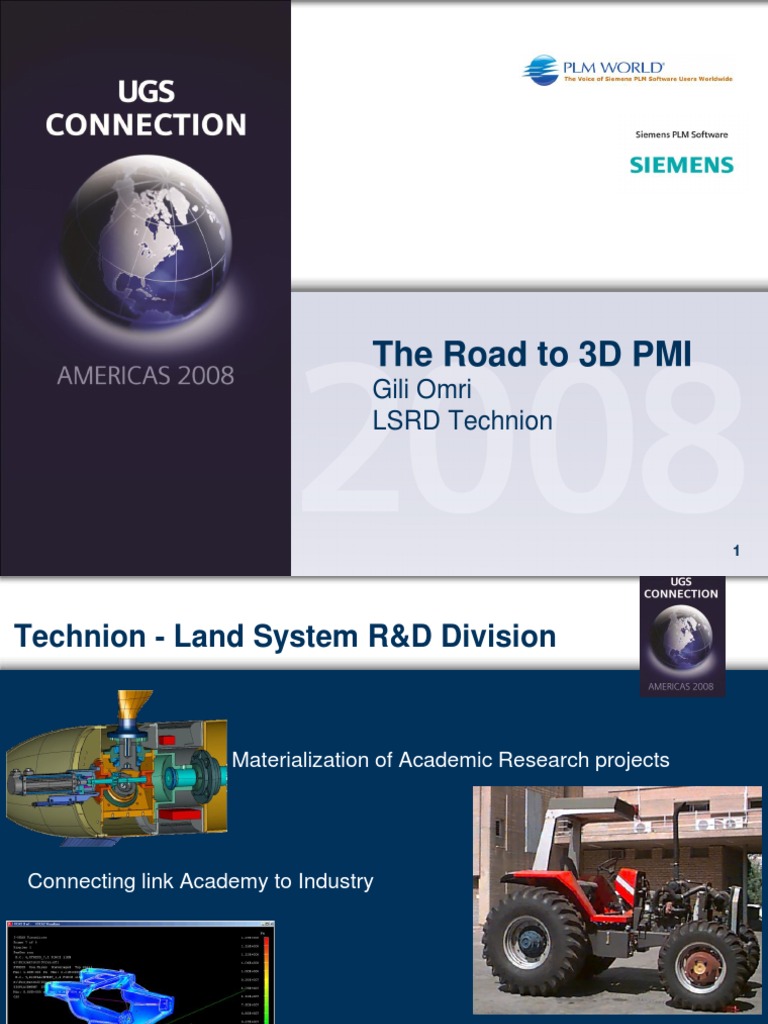 PLM 2008 - The Road To 3d Pmi | PDF | 3 D Modeling | Product Lifecycle