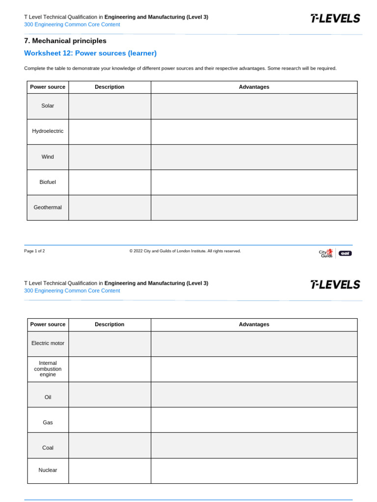 Eng Core 300 Uko7 Ws 12 Learner | PDF