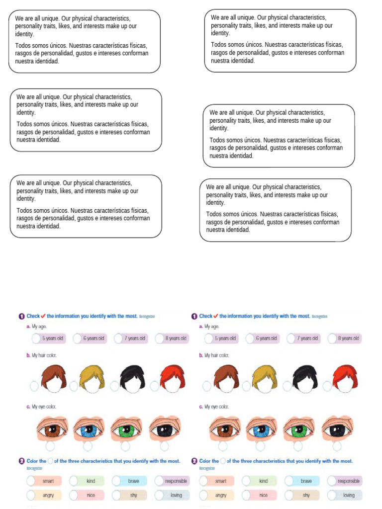 My Identity 1 | PDF