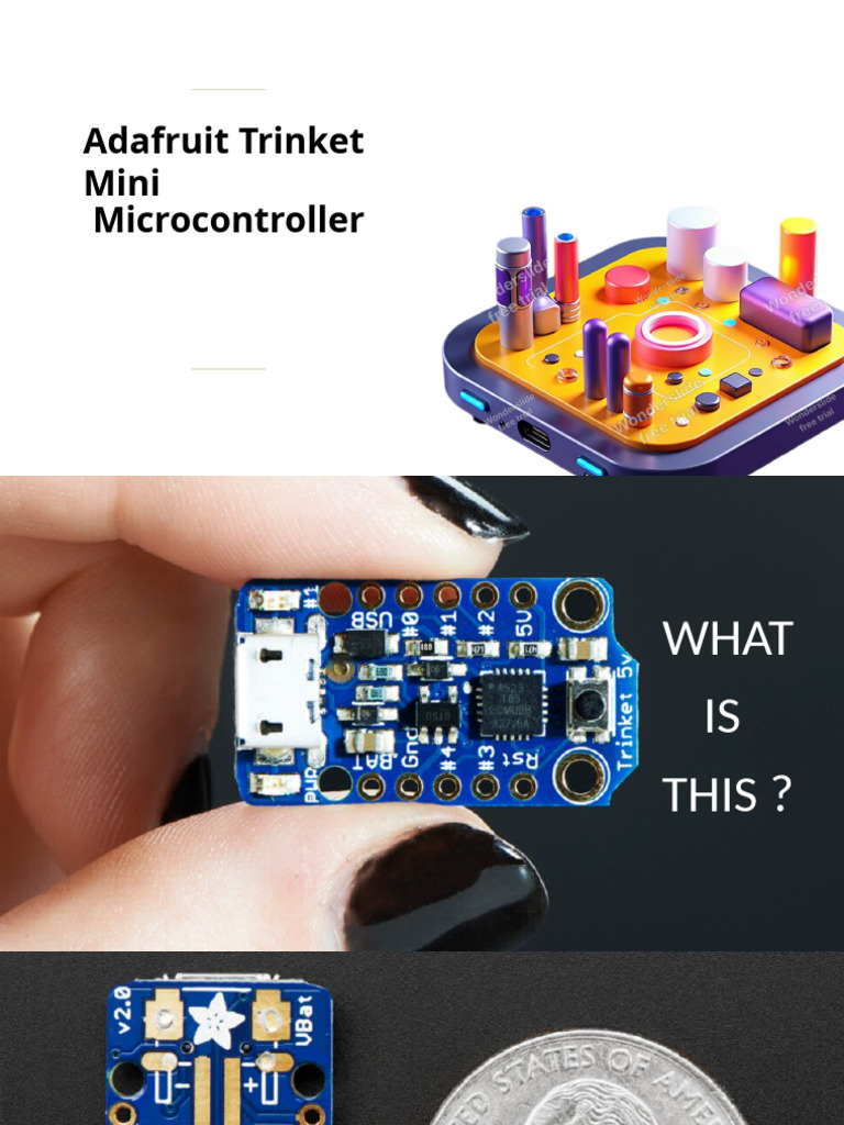 Adafruit Trinket Mini Microcontroller | PDF