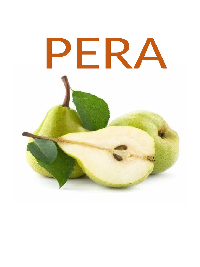 Beneficios Nutricionales de las Peras | PDF