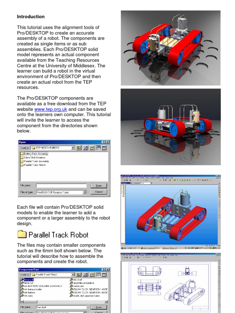 Robot Assembly Tutorial | PDF | Nut (Hardware) | Icon (Computing)