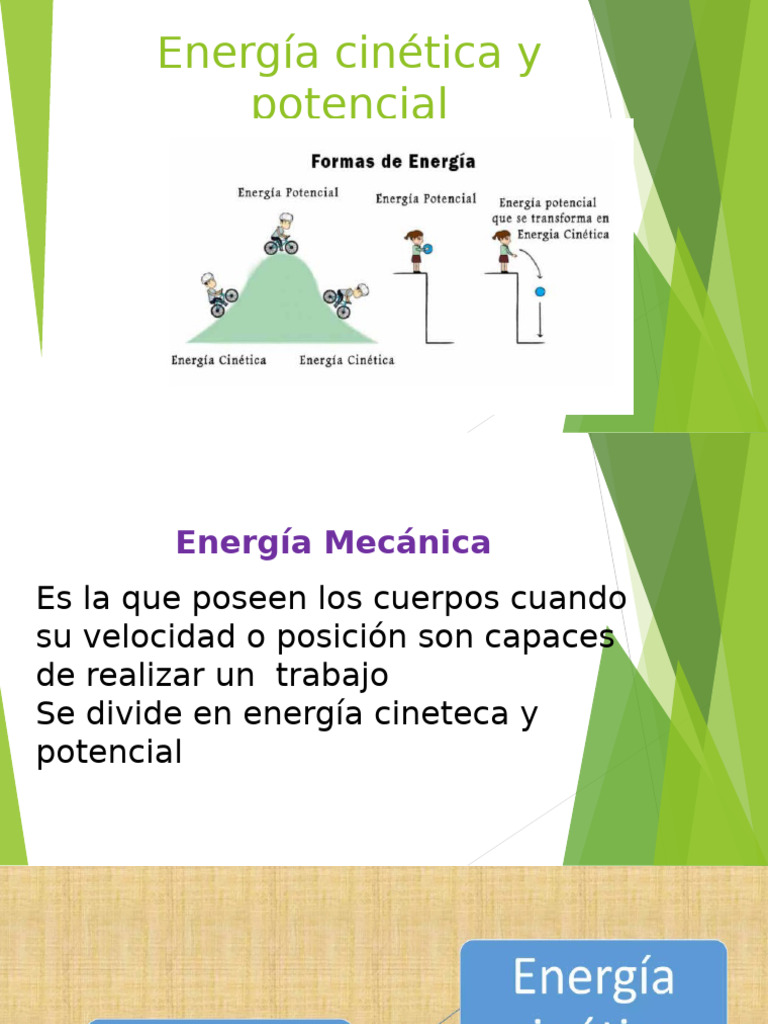 Energía Cinética y Potencial | PDF