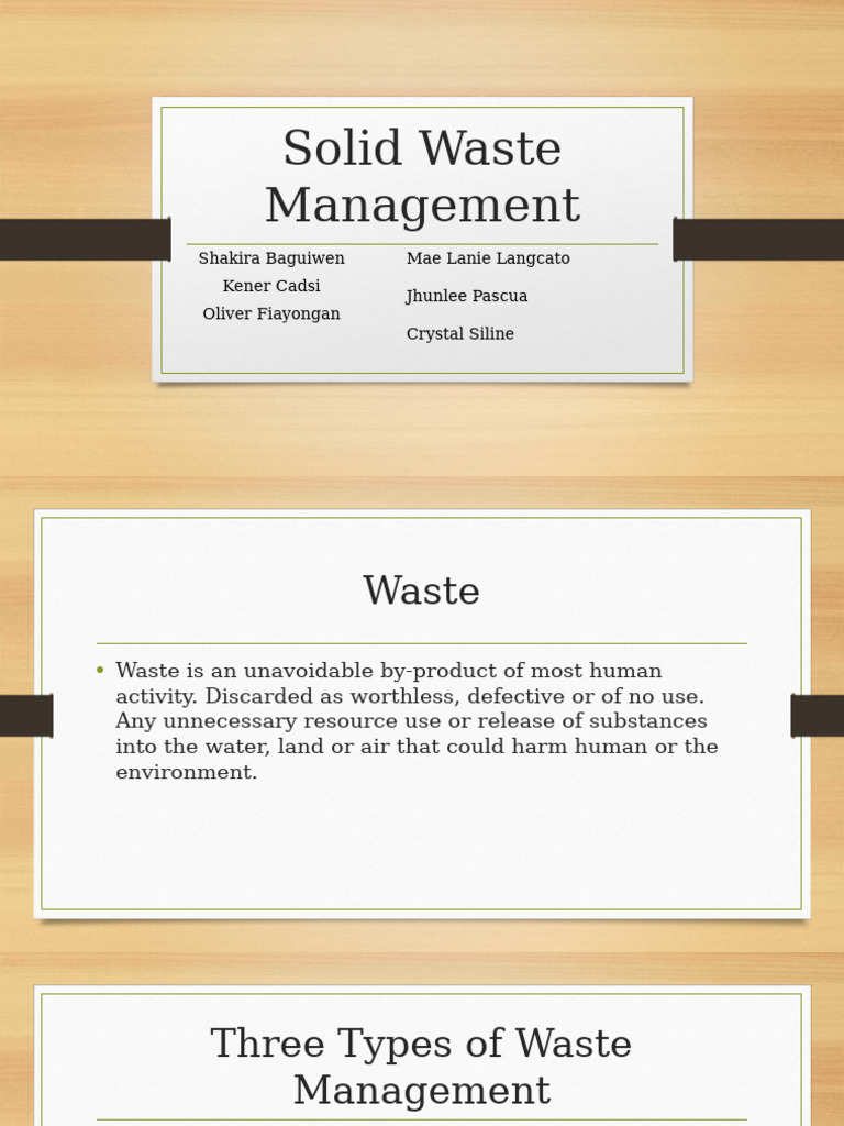 Solid-Waste-Management_033522_035718 | PDF | Waste | Waste Management