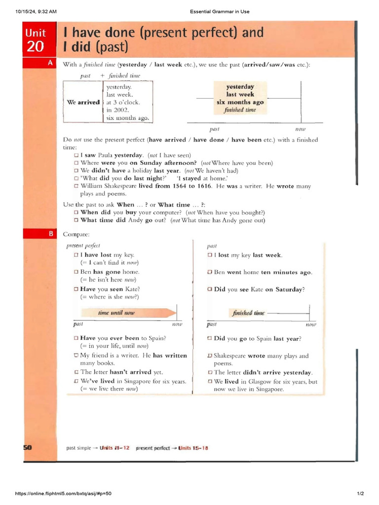 Essential Grammar Guide | PDF