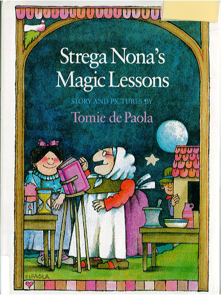 DePaola, Tomie - Strega Nona's Magic Lessons (1982, Harcourt Brace ...