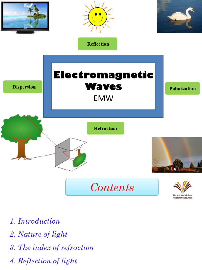 Light Waves: Reflection, Refraction, Polarization | PDF | Waves ...