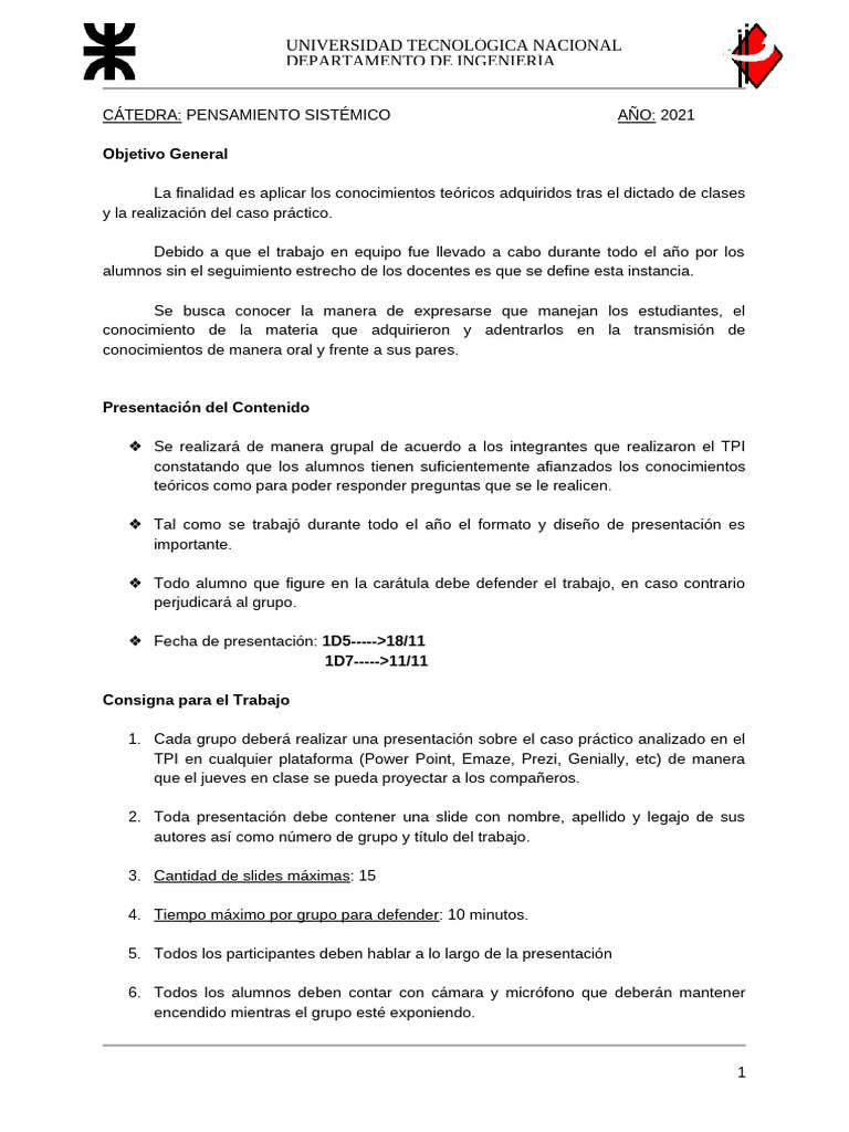 Exposición Grupal TPI | PDF