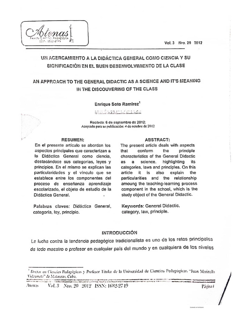 Saso-Didactica Gral. | PDF