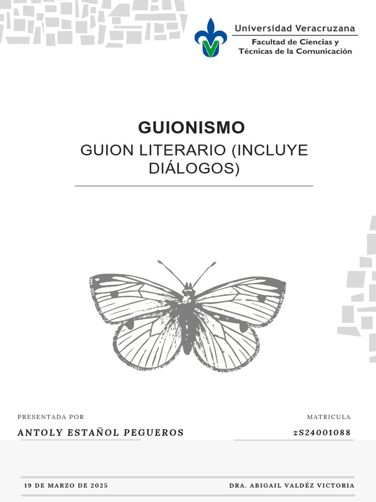 Guión de Literario | PDF