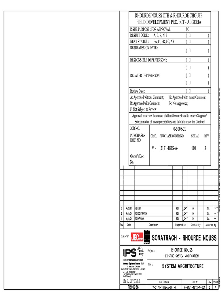 Achitecture DCS modif JGC Phase A | PDF