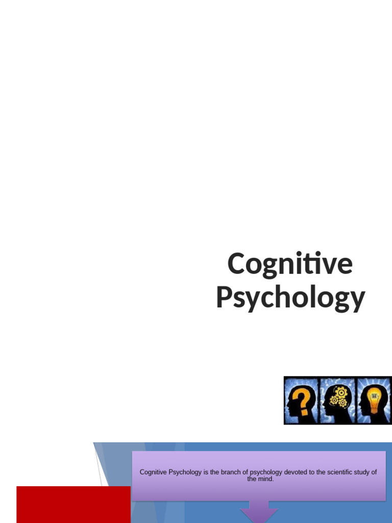 Cognitive Psychology | PDF | Cognition | Psychology