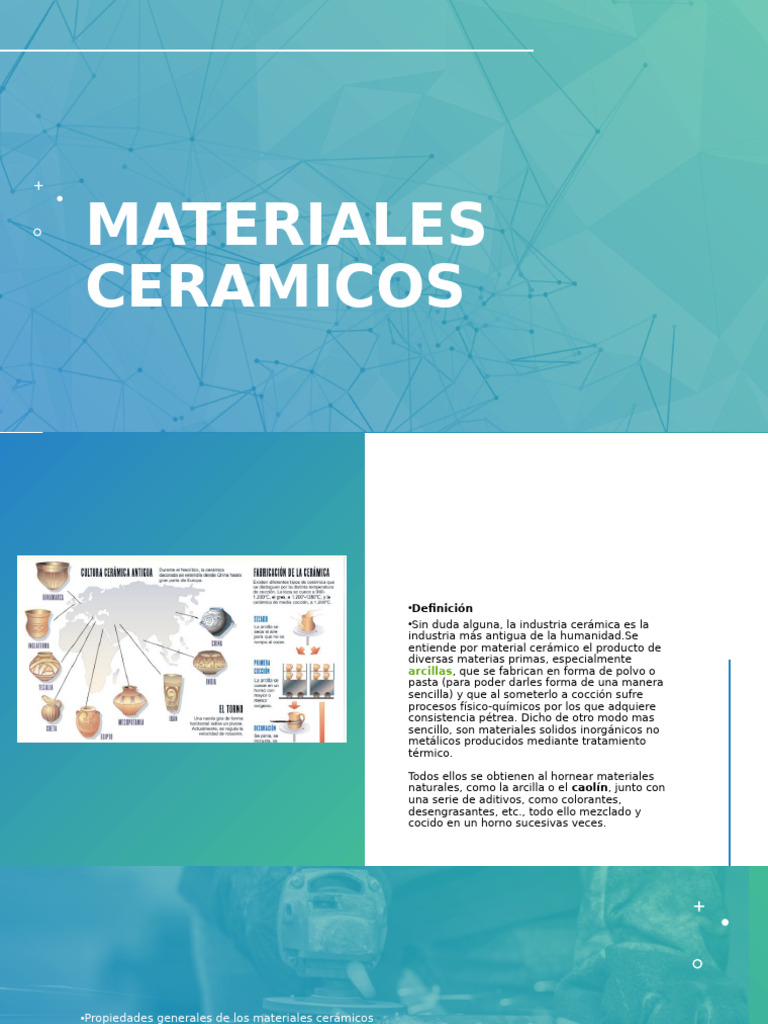 Materiales ceramicos | PDF | Cerámica | Arcilla