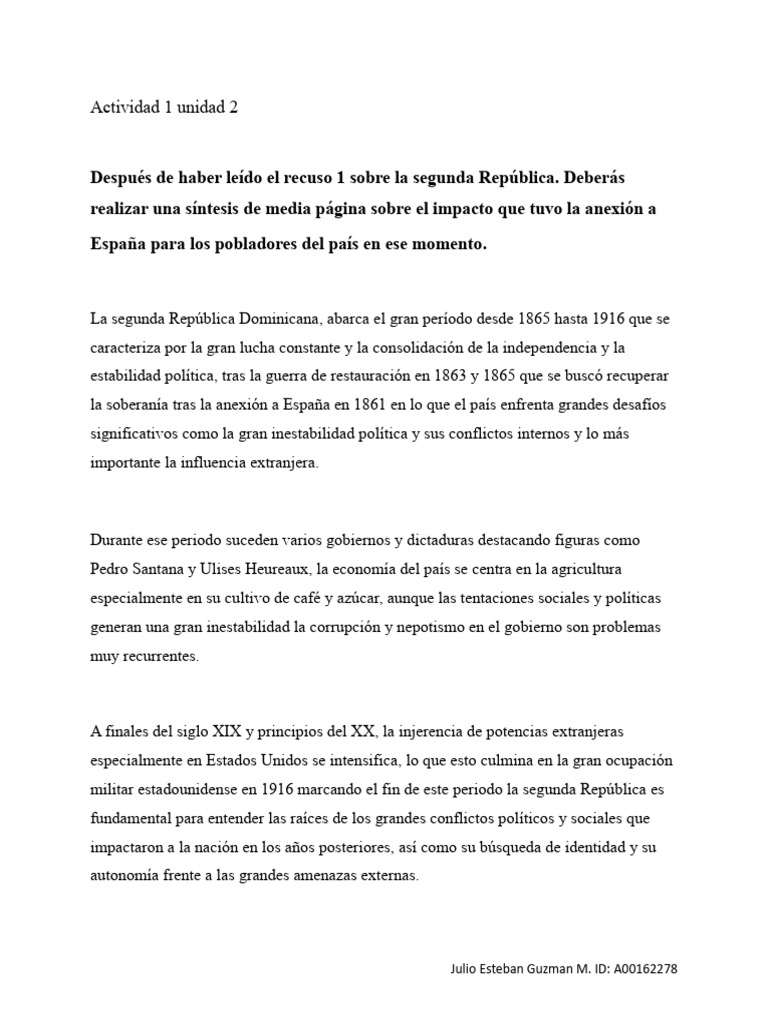 Guzman-M Julio Esteban Entregable. Síntesis | PDF