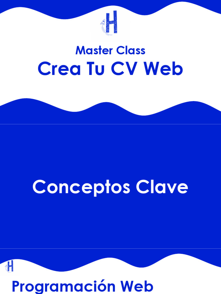 Master Class Crea Tu CV Web | PDF