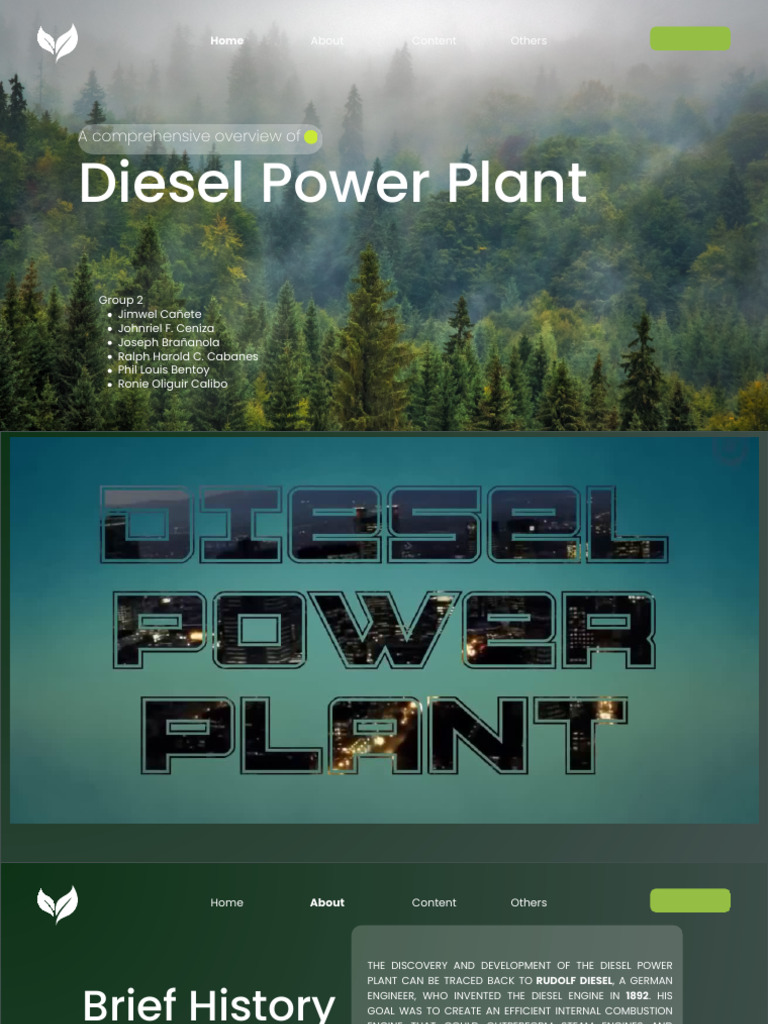 DIESEL-POWER-PLANT | PDF | Internal Combustion Engine | Diesel Engine