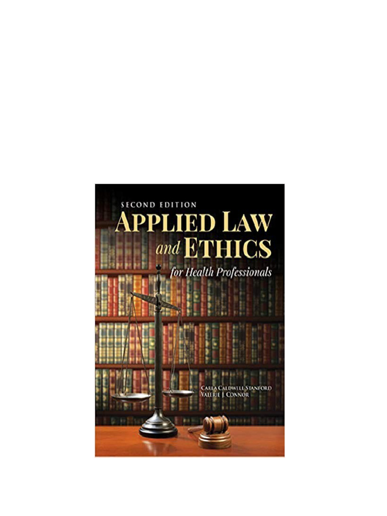 (Ebook PDF) Applied Law & Ethics For Health Professionals 2nd ...