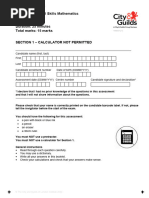 Entry 3 Maths Sample Assessment | PDF | Sales