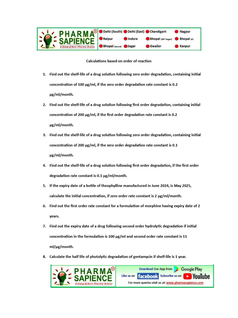 030 Colloidal Dispersions & Stability StudiesCalculations Base | PDF