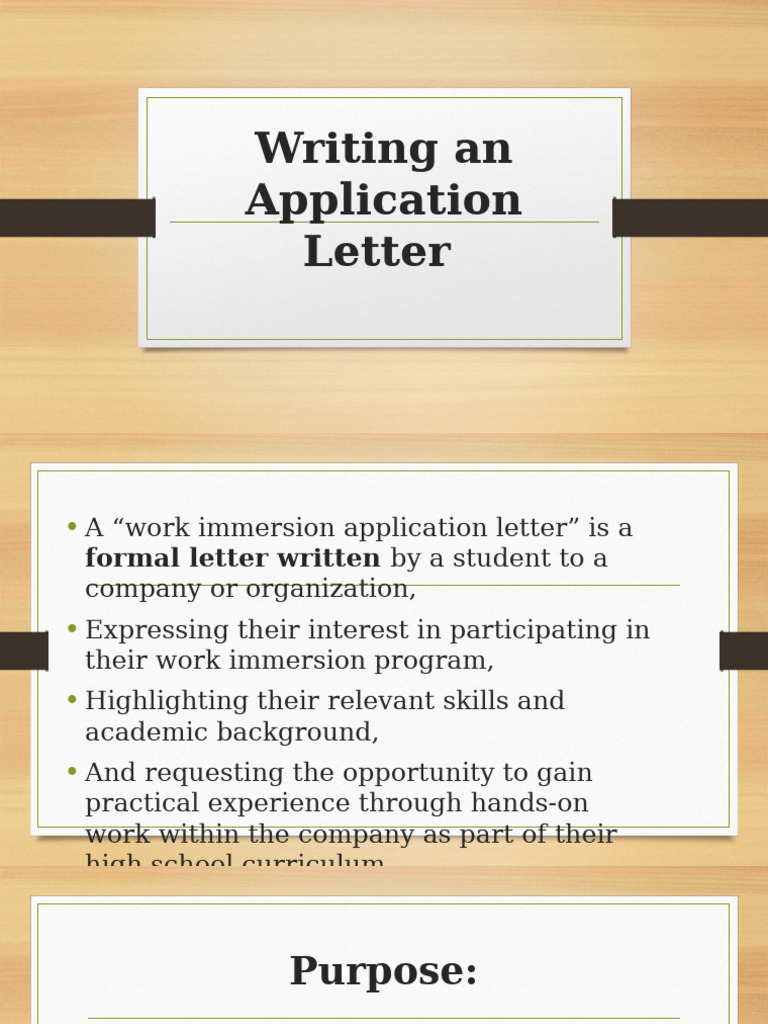 Writing Application Letter | PDF