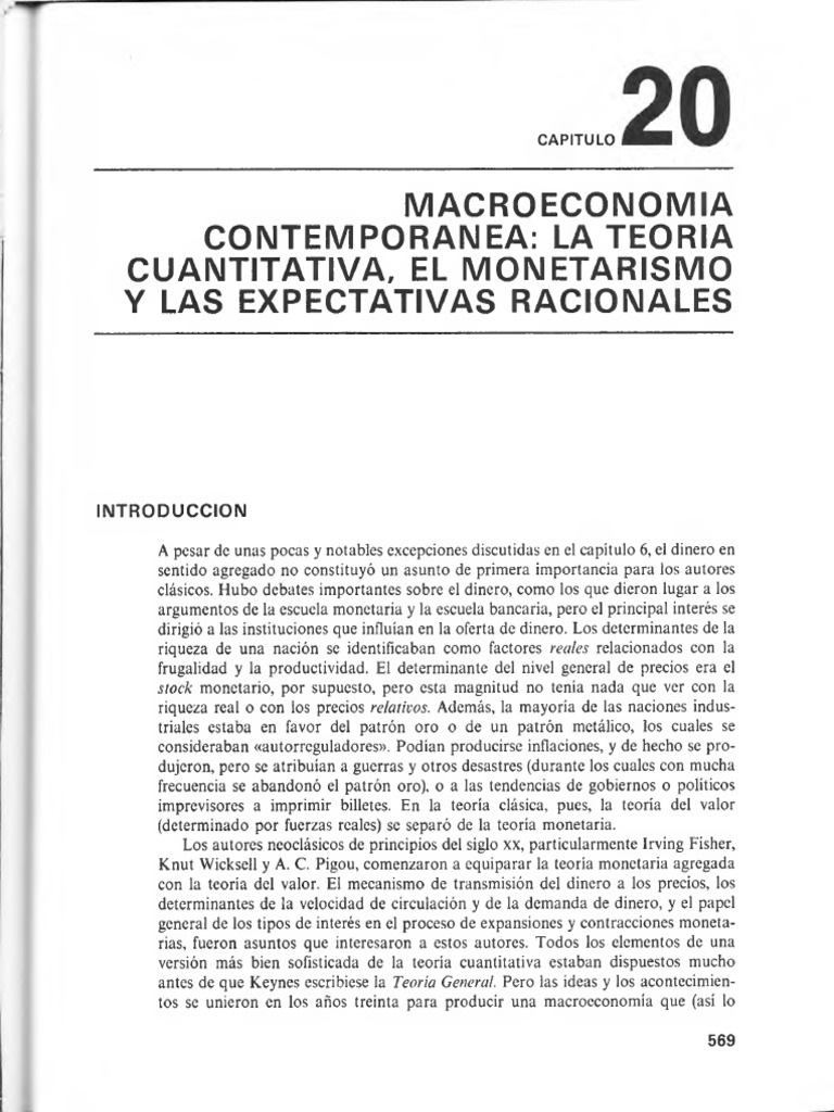 Libro de Ape - 591-609 | PDF | Monetarismo | Inflación