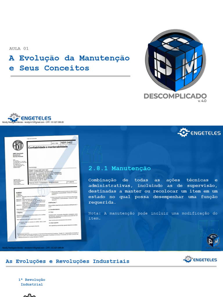 Aula 01 - PCM 4.0 | PDF | Automação | Produção e fabricação